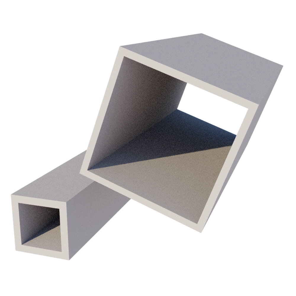 Profilés tubes ronds aluminium à la coupe - Brute / laquée / anodisée